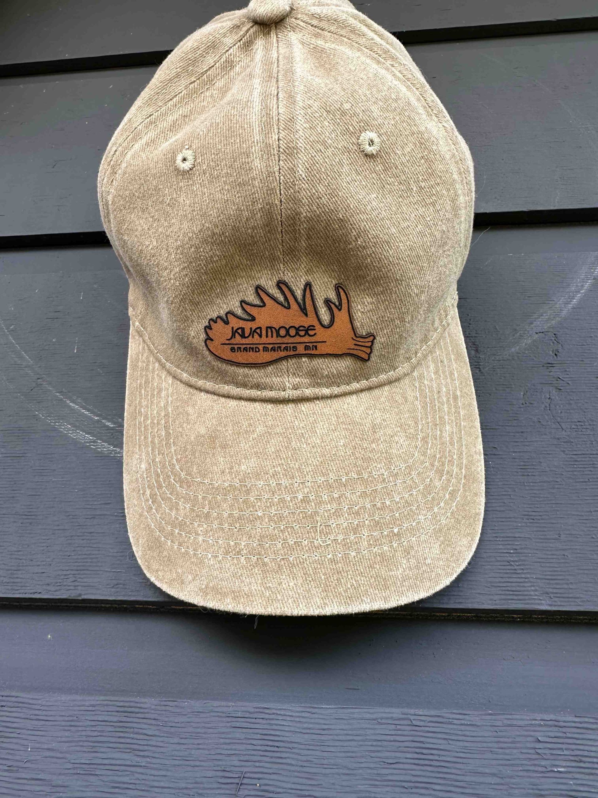 BALL CAP - TAN - Java Moose Espresso Cafe